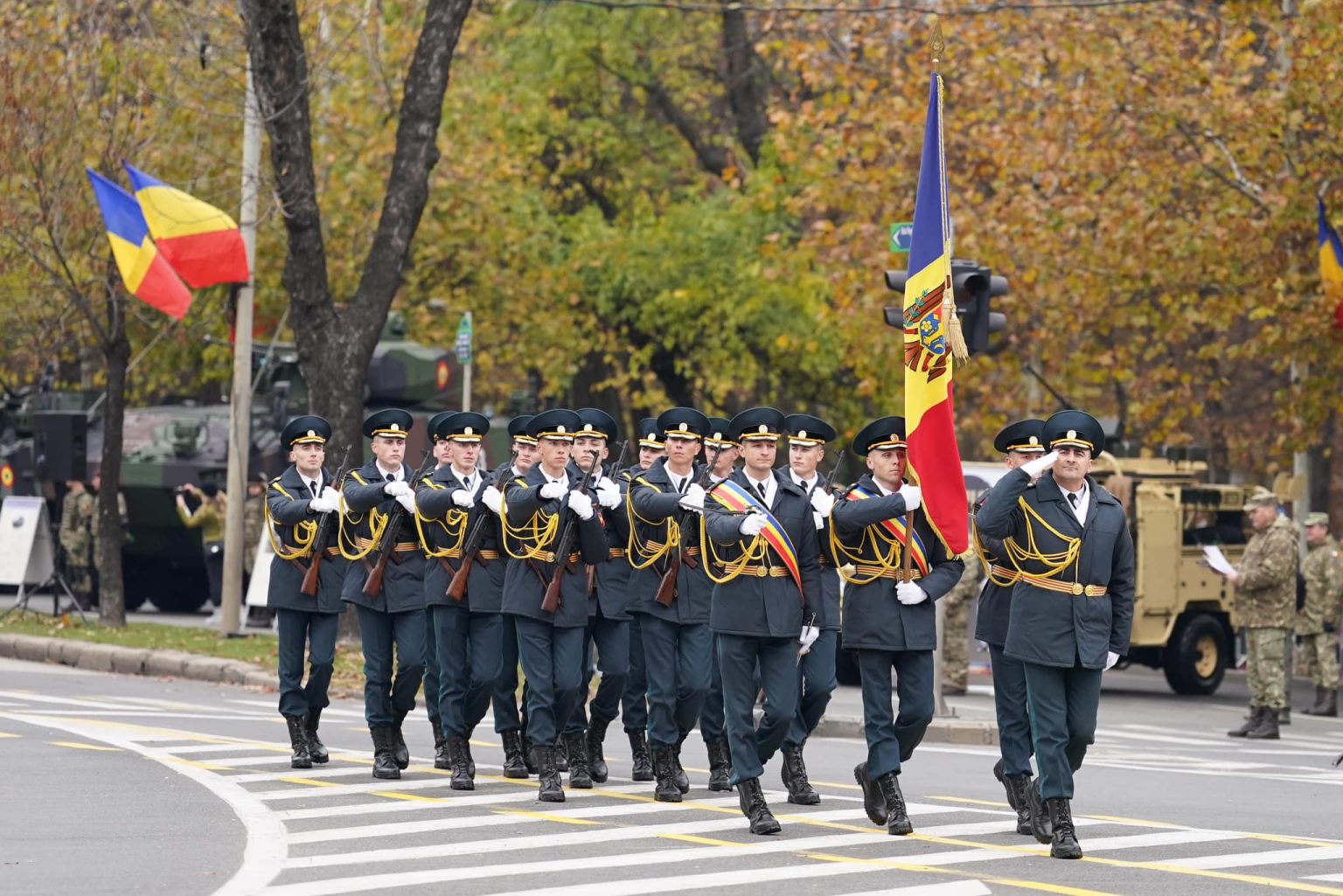 Moldovan soldiers participated in the rehearsals for the military ...