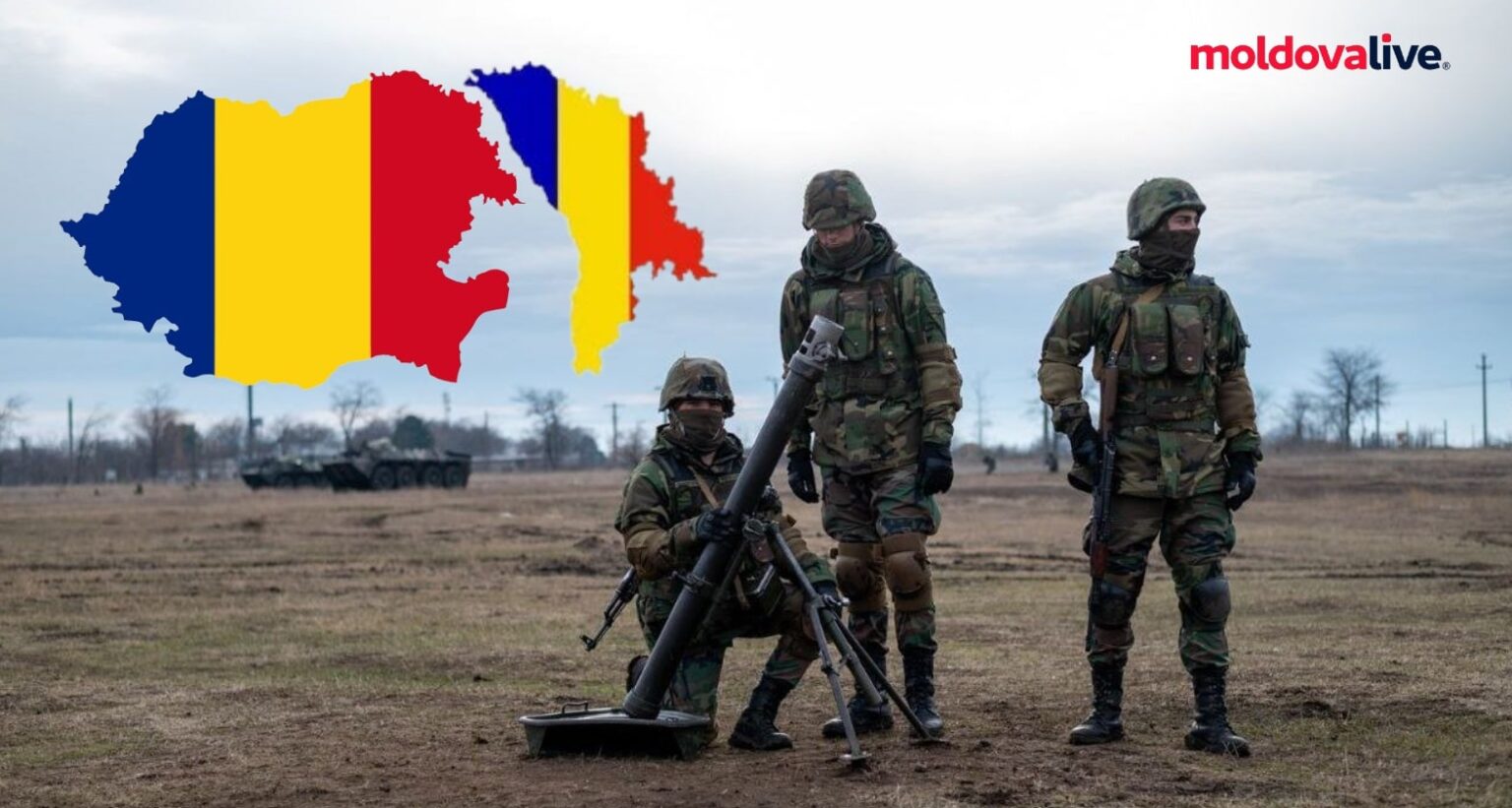 A group of soldiers of the Moldovan National Army is participating in ...